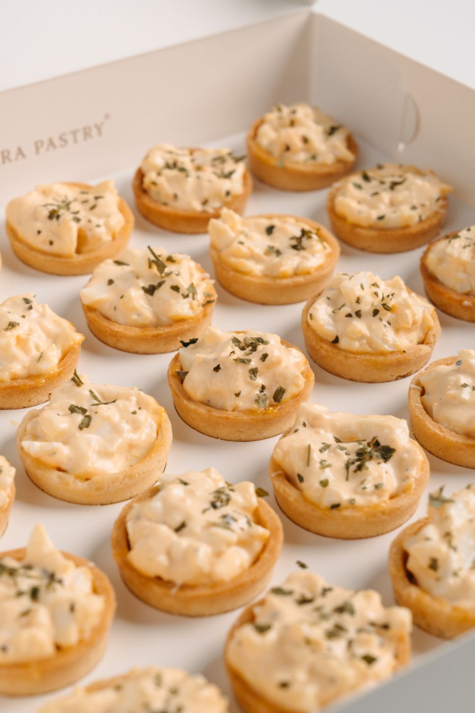 Mini Egg Mayo Tart (25pcs) – Taira Pastry